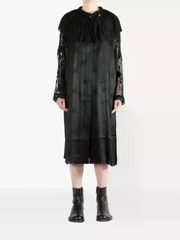 COMMUNS Lace Ruffled Coat