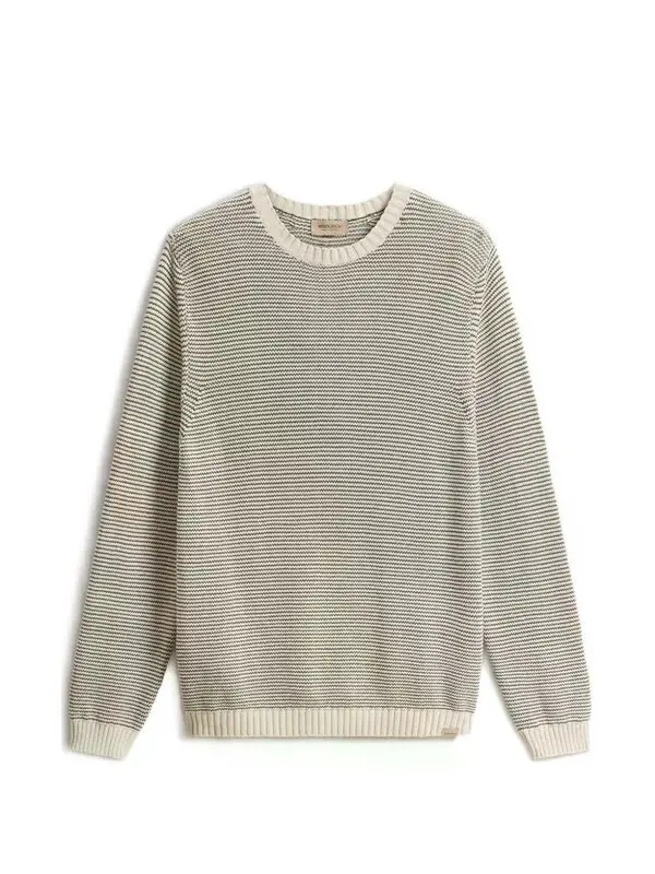 Woolrich Striped Crew-neck Sweater - Neutrals
