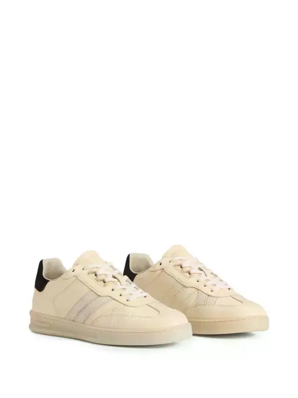 Woolrich Doubleu Suede-detailed Sneakers - Neutrals