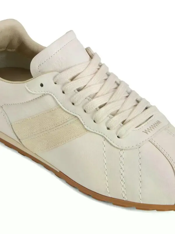 Woolrich Side-bands Lace-up Sneakers - White