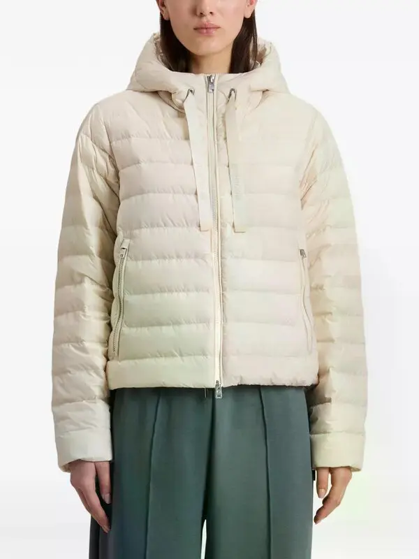 Woolrich Hooded Quilted Jacket - White