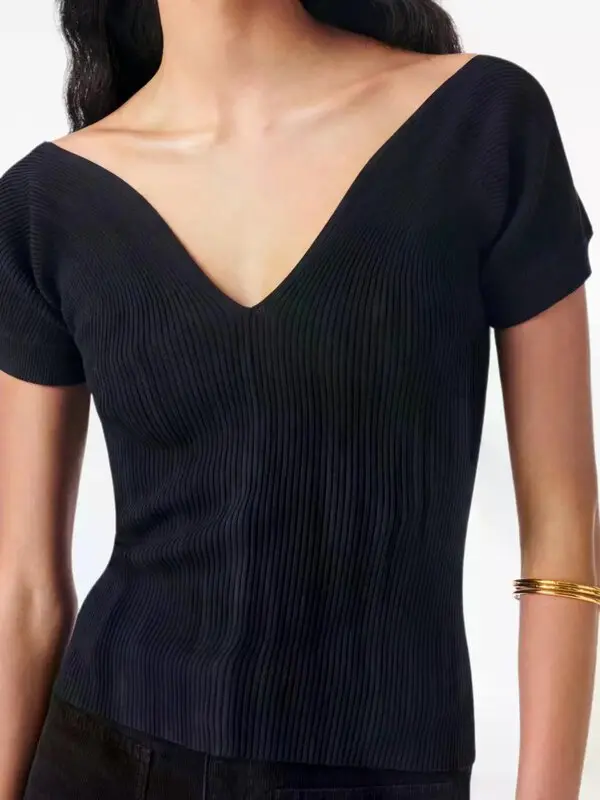 Vanessa Bruno Gabaret V-neck Short-sleeved Top