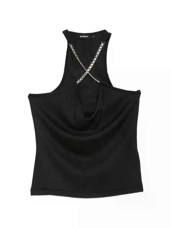 MISBHV Chain Halter-neck Top