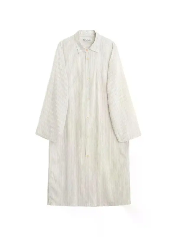 Our Legacy Sasso Stripe Lyocool Shirt - White