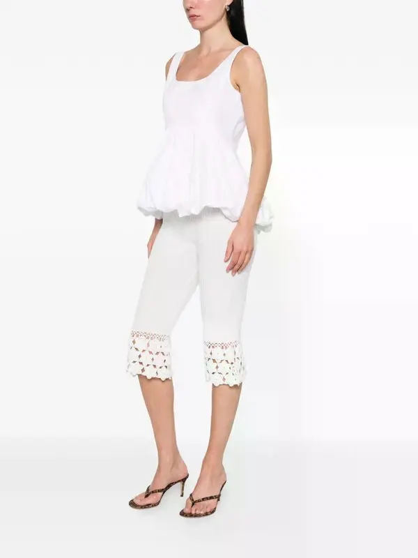 GANNI Crochet Ribbed Trousers