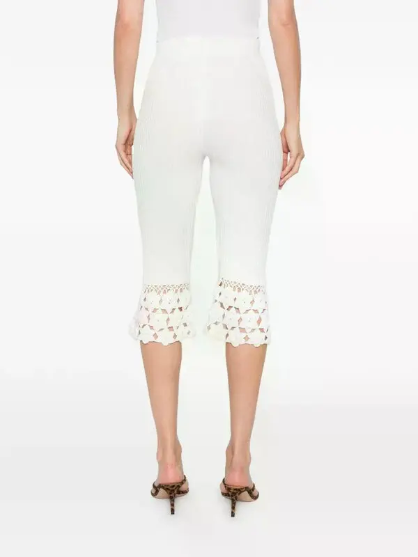 GANNI Crochet Ribbed Trousers
