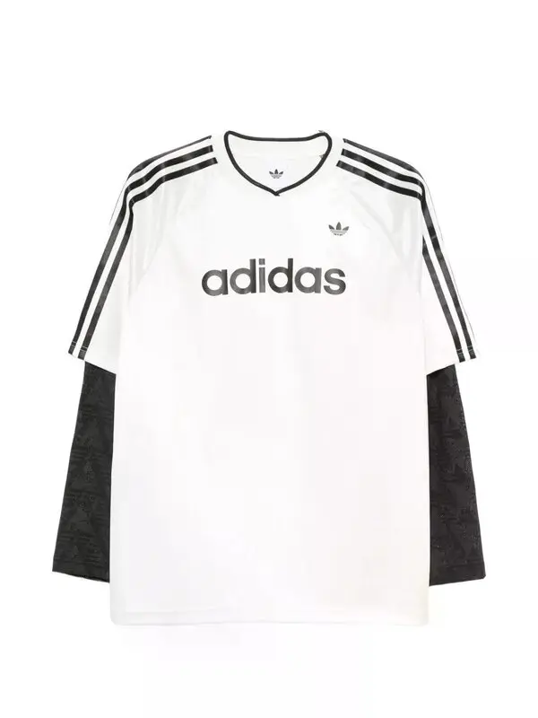 Adidas Logo-lettering T-shirt - White