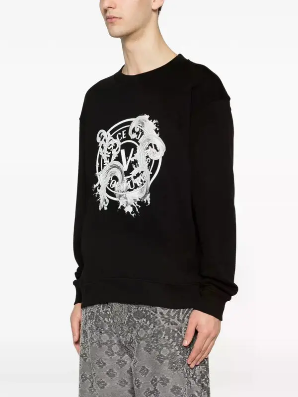 Versace Logo Crew-neck Sweatshirt