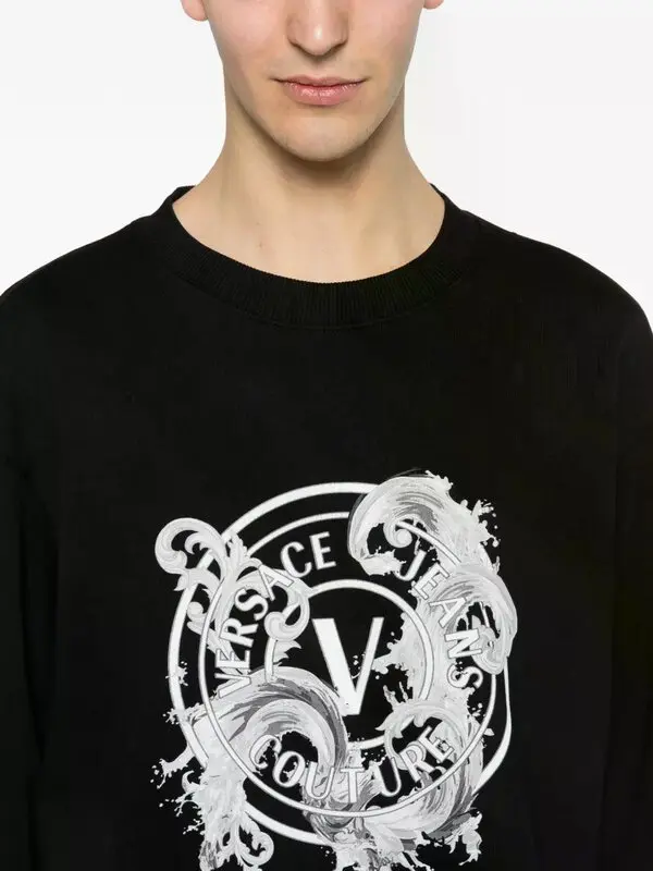 Versace Logo Crew-neck Sweatshirt
