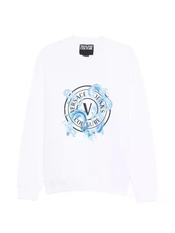Versace Graphic-print Sweatshirt - White