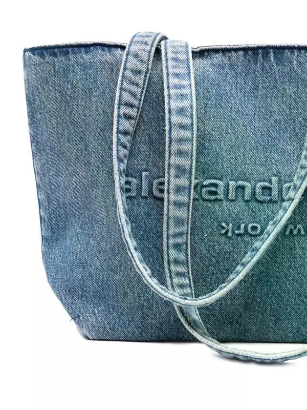 Alexander Wang Punch Logo Shoulder Bag - Blue