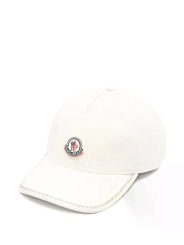 Moncler Logo-patch Cap - Neutrals