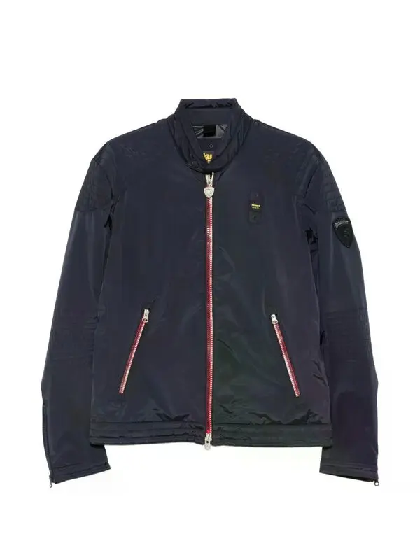 BLAUER. Quilted Zip Jacket