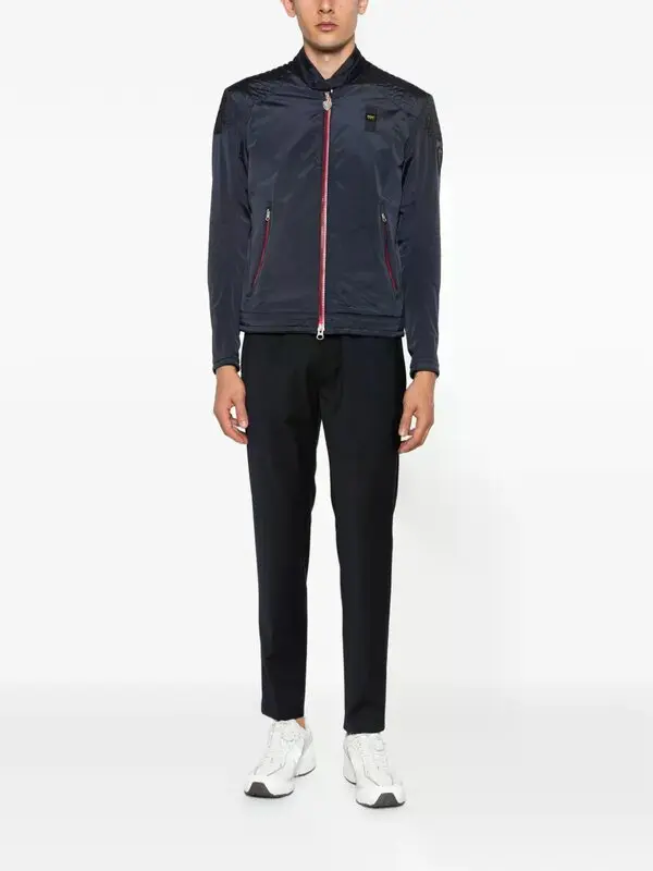 BLAUER. Quilted Zip Jacket