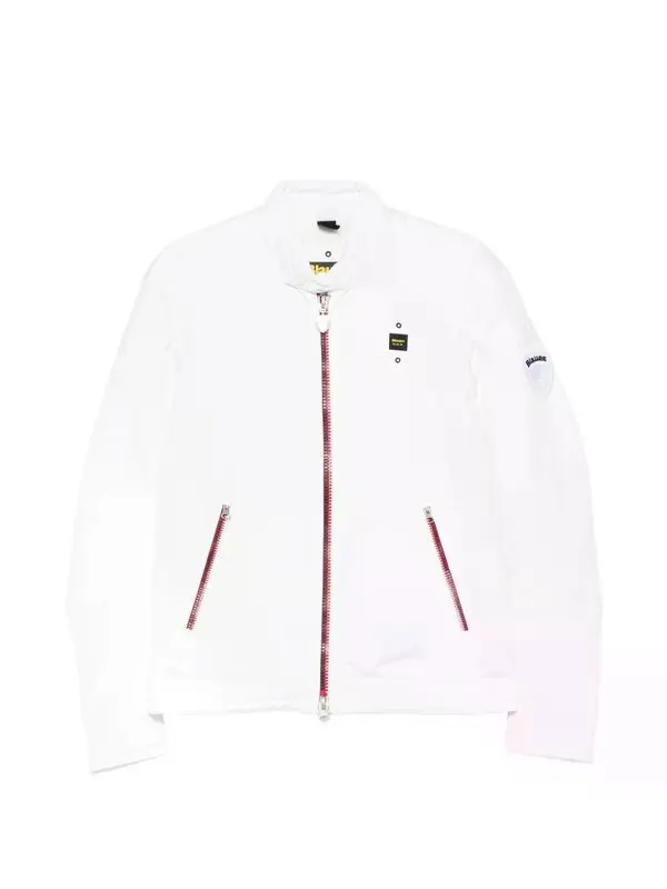 BLAUER. Thayer Zip Jacket - White