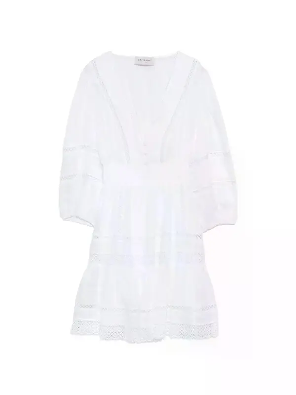 ERMANNO FIRENZE Lace Mini Dress - White
