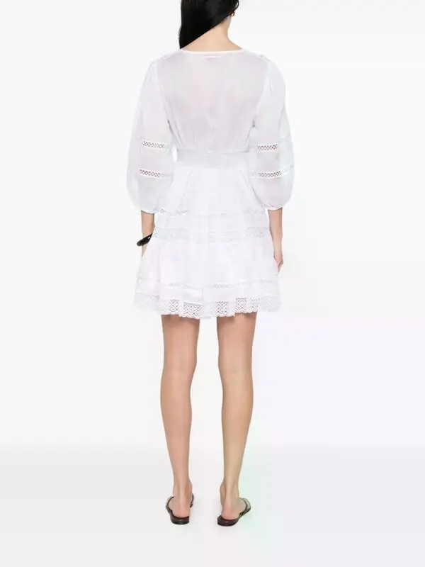 ERMANNO FIRENZE Lace Mini Dress - White