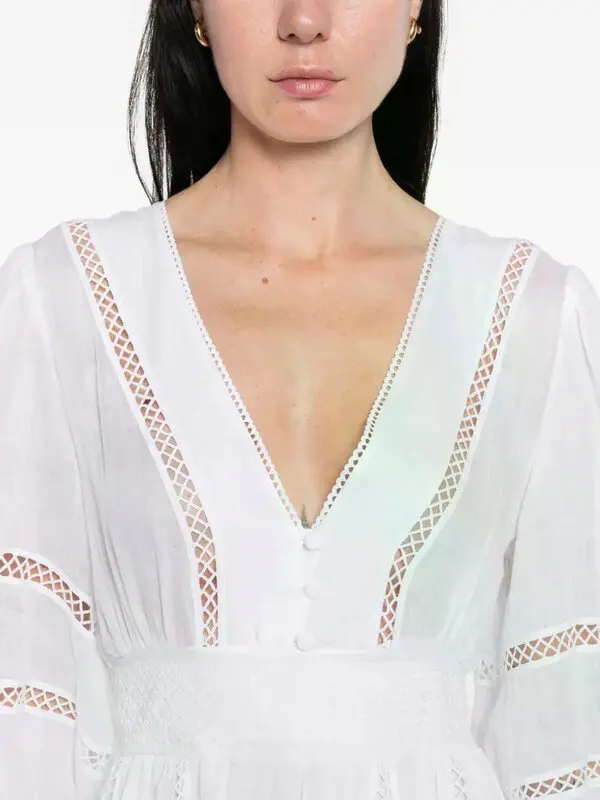 ERMANNO FIRENZE Lace Mini Dress - White