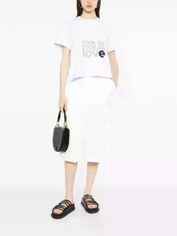 Sacai Graphic Cotton T-shirt