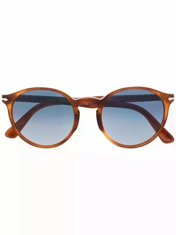 Persol Round Frame Sunglasses - Brown