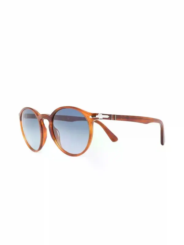 Persol Round Frame Sunglasses - Brown