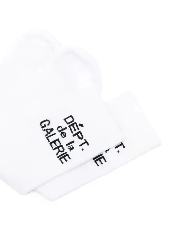 GALLERY DEPT. Ribbed Socks - White