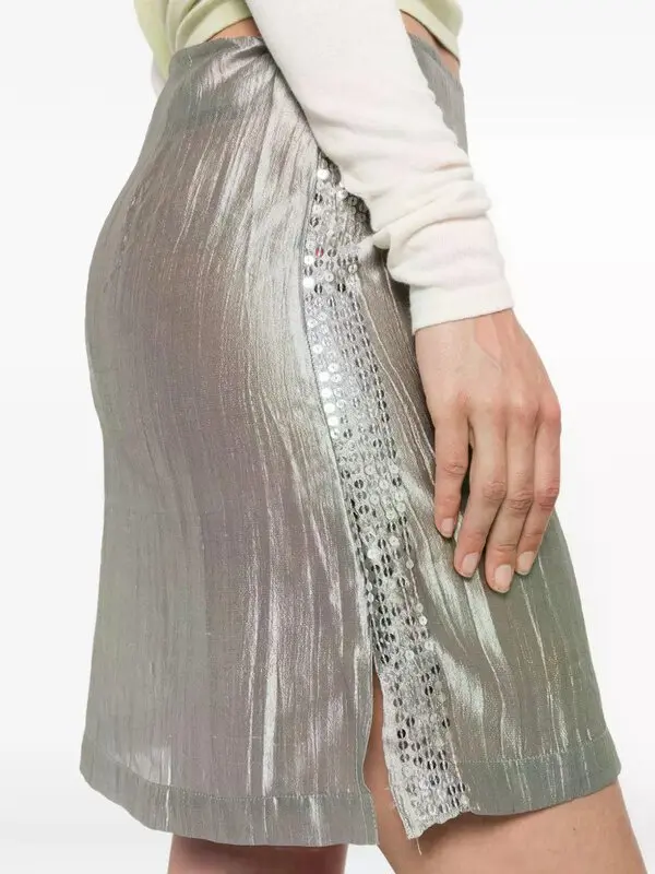 Gimaguas Sequin-embellished Midi Skirt