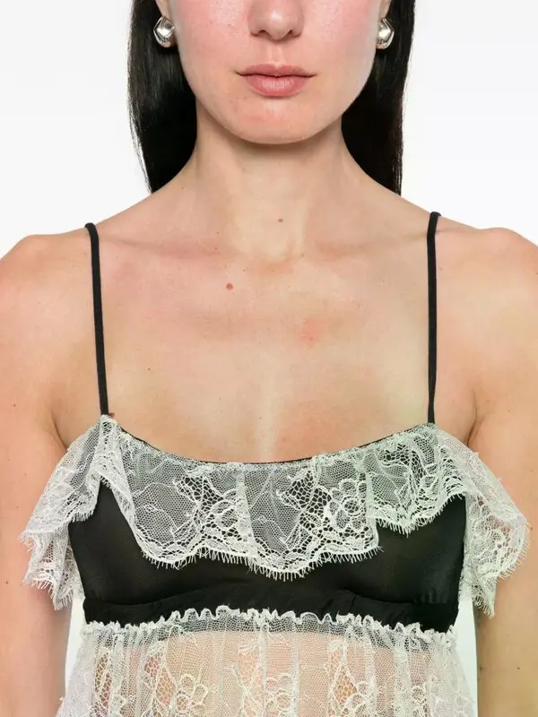 Gimaguas Yasmin Lace Mini Dress