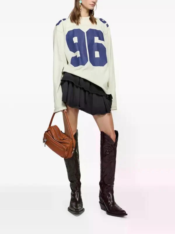 Acne Studios Ruffled Drawstring Mini Skirt