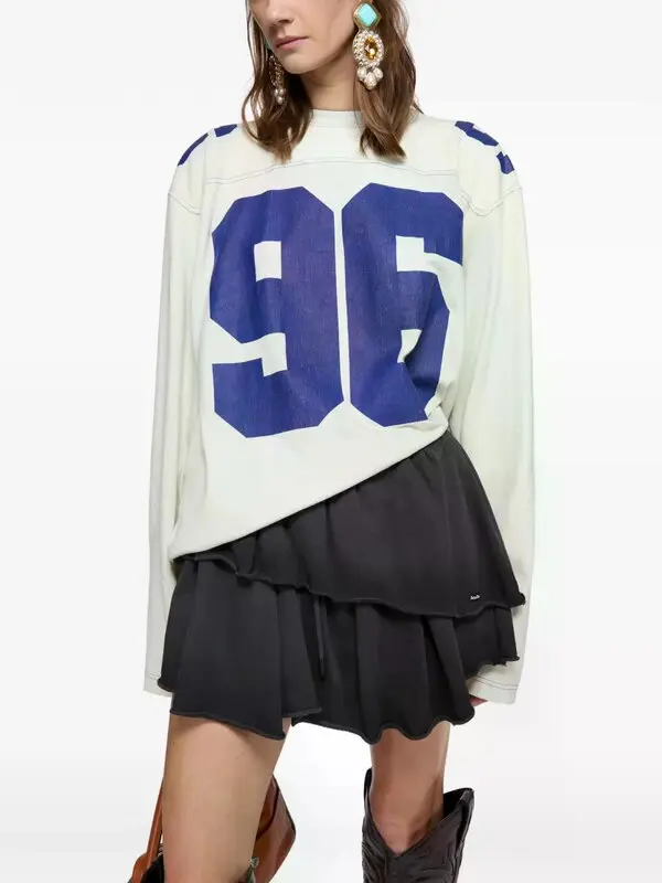 Acne Studios Ruffled Drawstring Mini Skirt