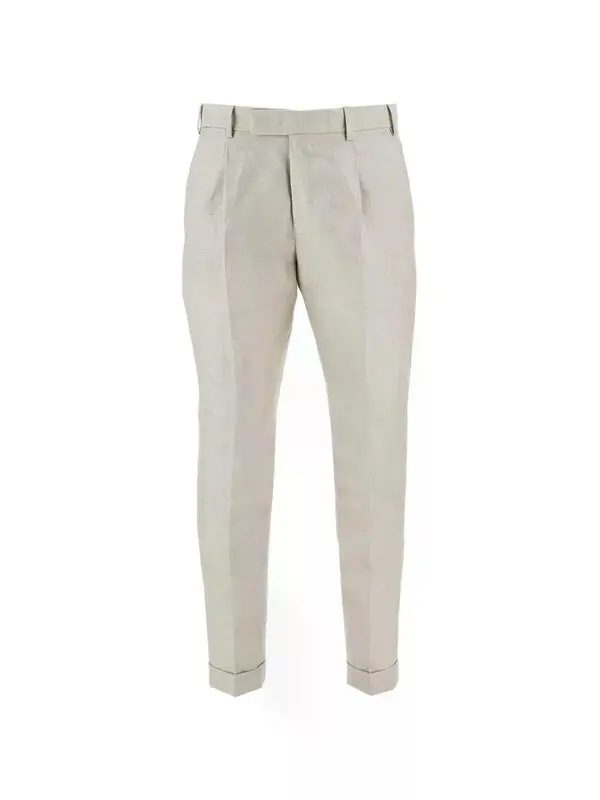 PT TORINO Tailored Pleated Trousers - Neutrals