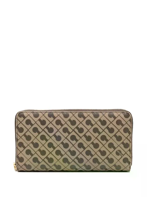 GHERARDINI Patterned Wallet - Neutrals