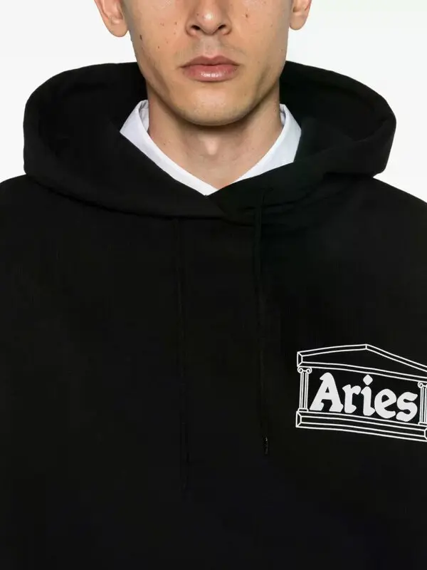 Aries Embroidered Hoodie