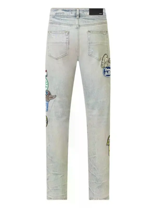 Amiri Patch Repair Station Slim Jeans