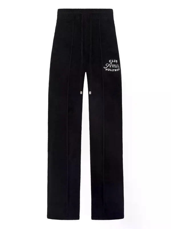 Amiri Club Logo Drawstring Track Pants - Black
