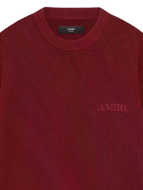 Amiri Logo-embroidered Sweater - Red