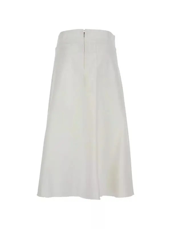 MERCI A-line Skirt - White