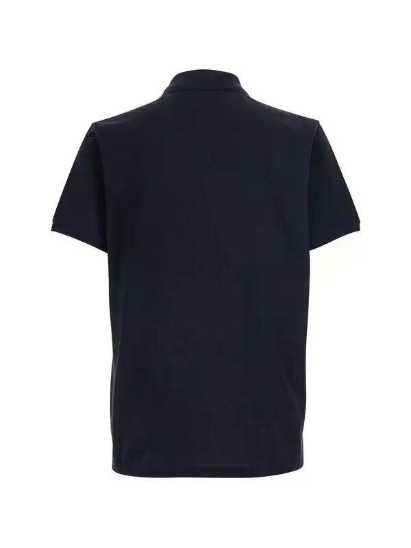 Moncler Logo-patch Polo Shirt - Blue