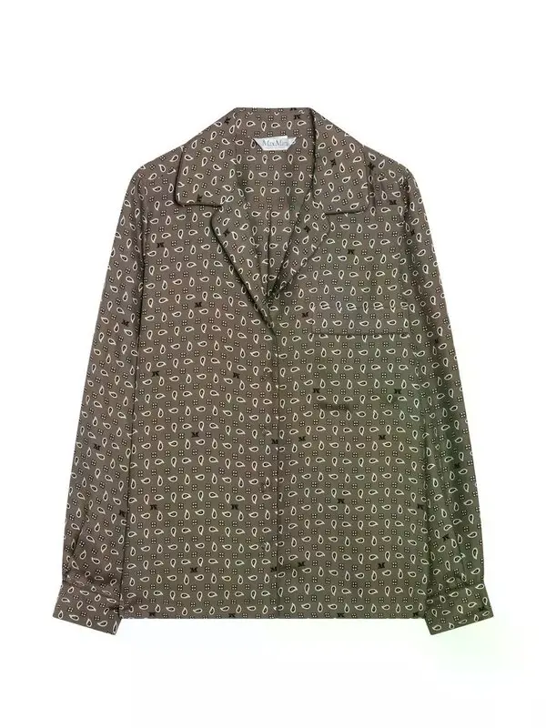 Max Mara Paisley Print Shirt - Brown