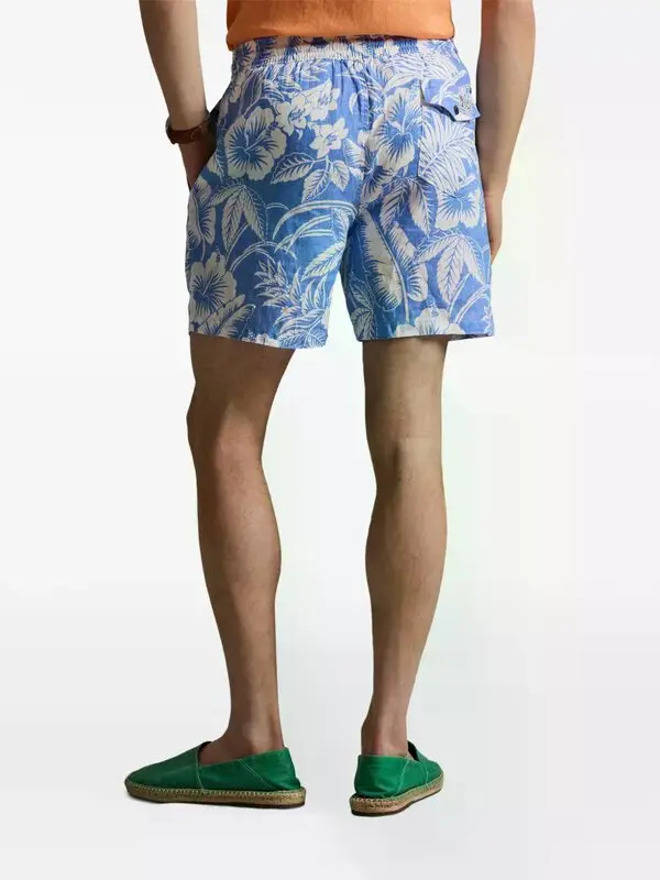 Polo Ralph Lauren Floral Print Swim Shorts - Blue