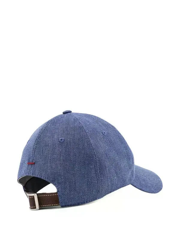 Brunello Cucinelli Logo-embroidered Baseball Cap - Blue
