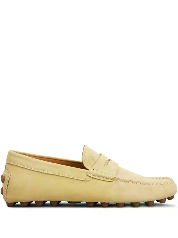 TOD'S Suede Loafers - Neutrals