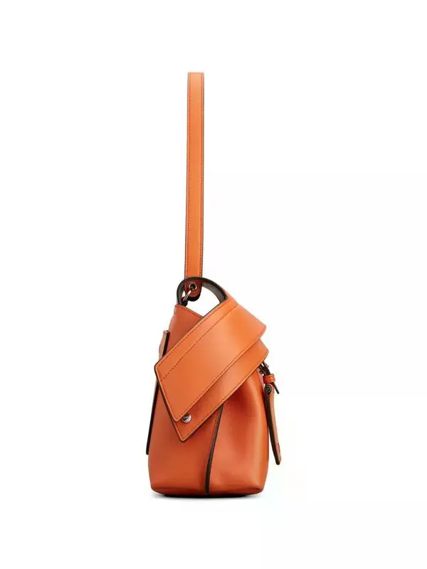TOD'S Panelled Shoulder Bag - Orange