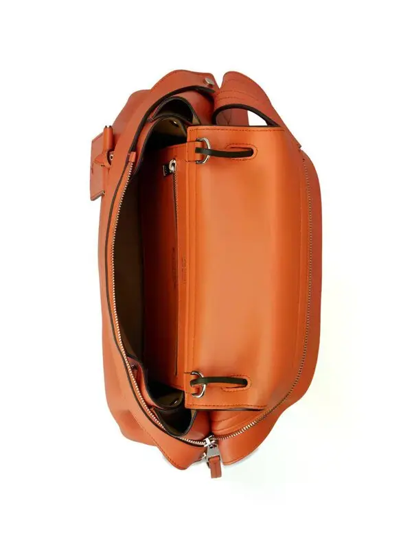 TOD'S Panelled Shoulder Bag - Orange