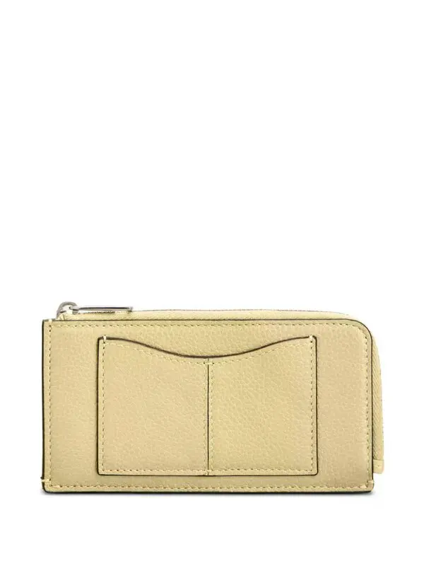 TOD'S Zip Card Wallet - Yellow