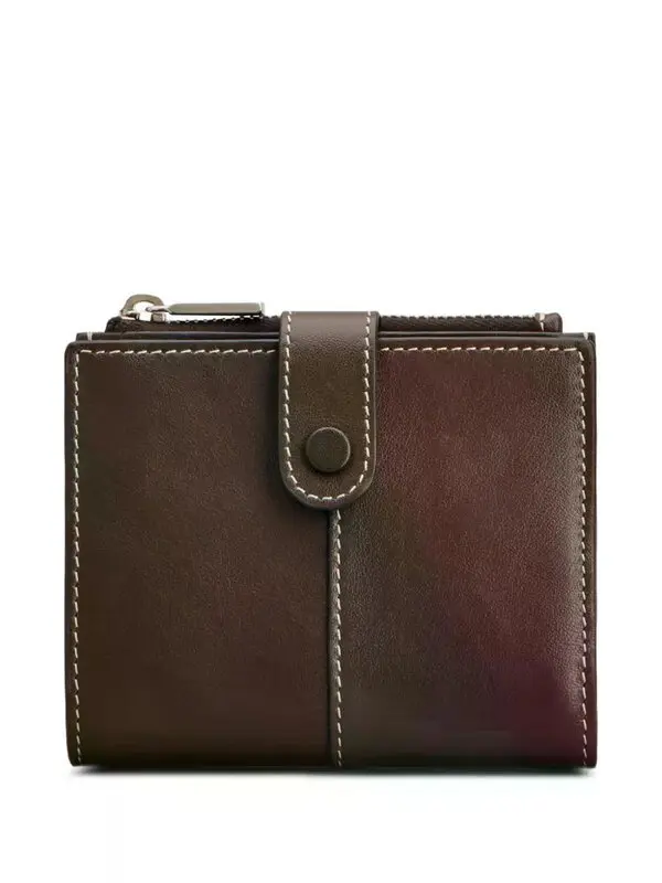 TOD'S Logo-patch Wallet - Brown