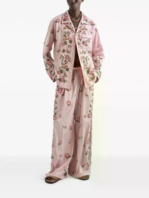 Dolce & Gabbana Cotton And Silk Vanity Shirt With Embroidery