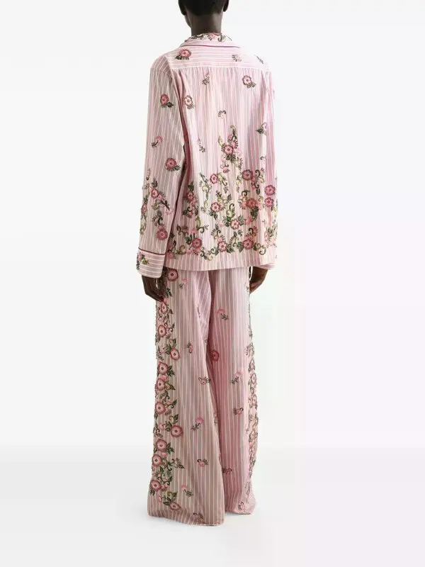Dolce & Gabbana Cotton And Silk Vanity Shirt With Embroidery