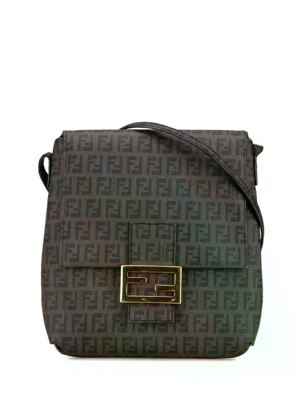 Fendi Zucchino Spalmati Crossbody Bag