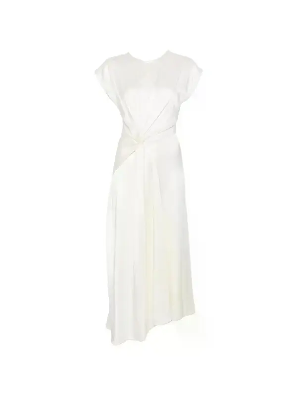 Victoria Beckham Twist Waist Dress - White